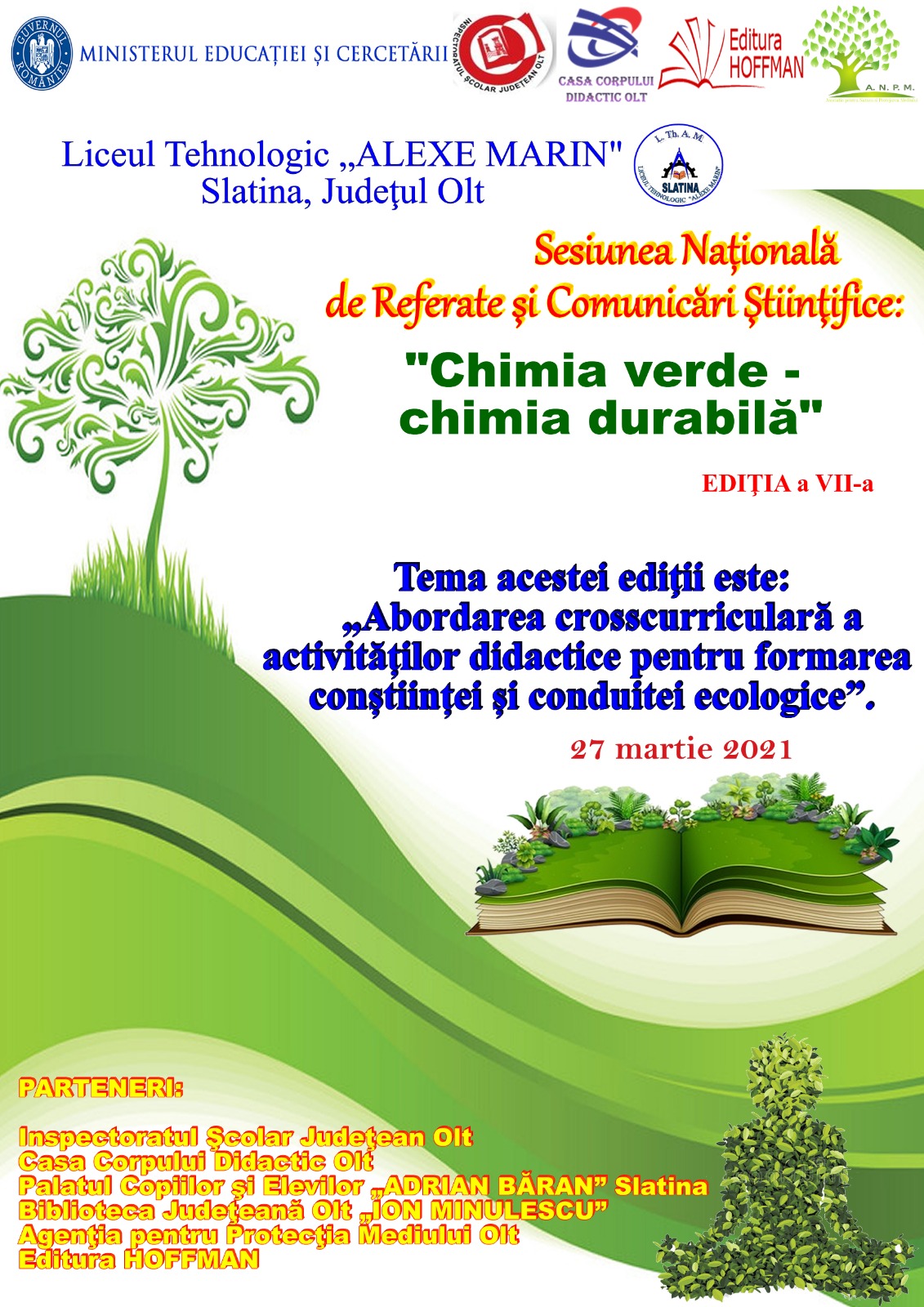 Sesiunea Națională de Referate și Comunicări Științifice "CHIMIA VERDE ...